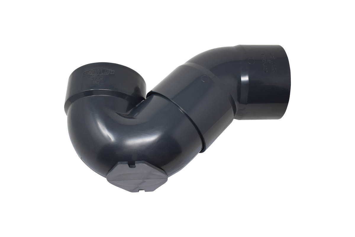 P-trap gray neproplast | elbow45.com