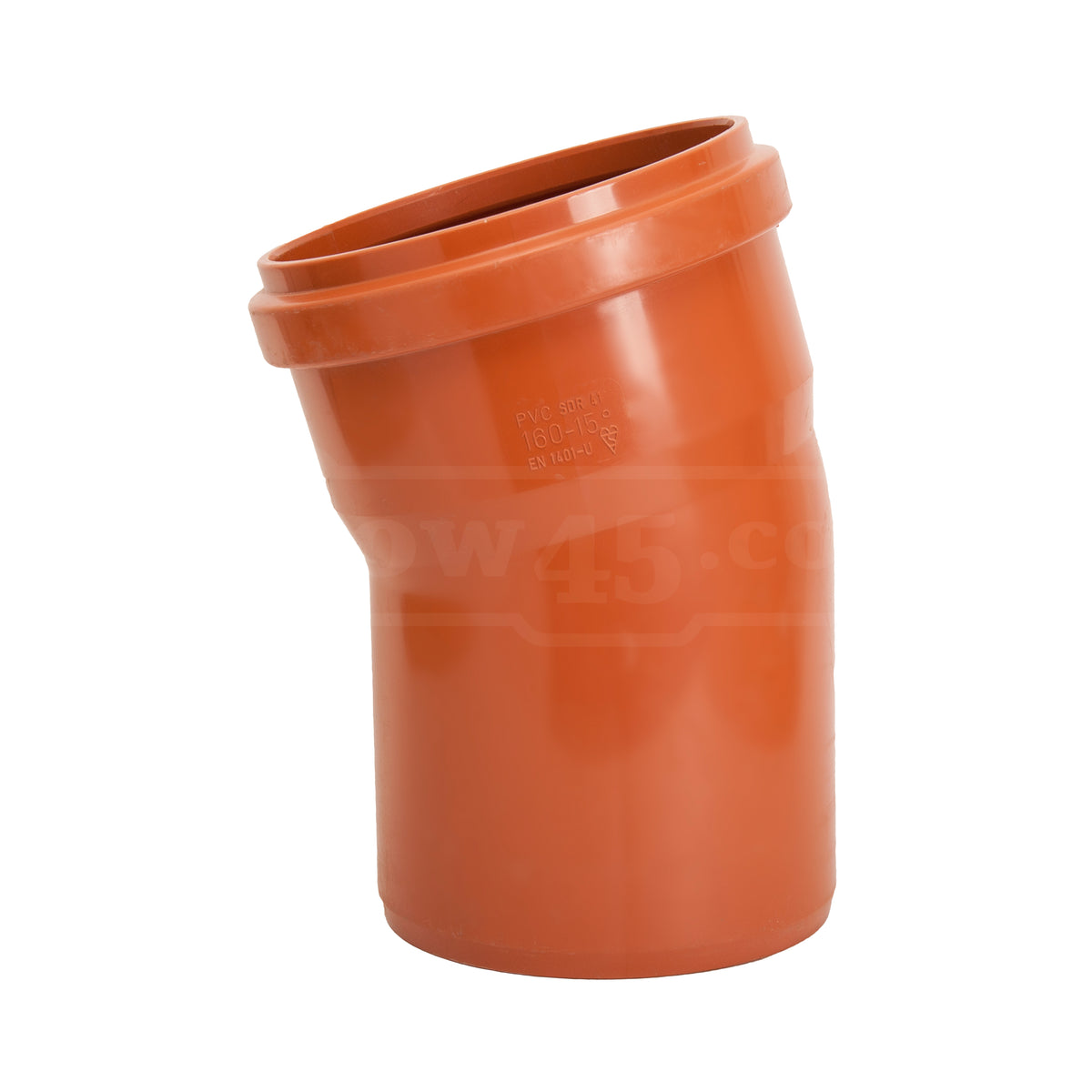 Bend 15 ° PVC– elbow45.com