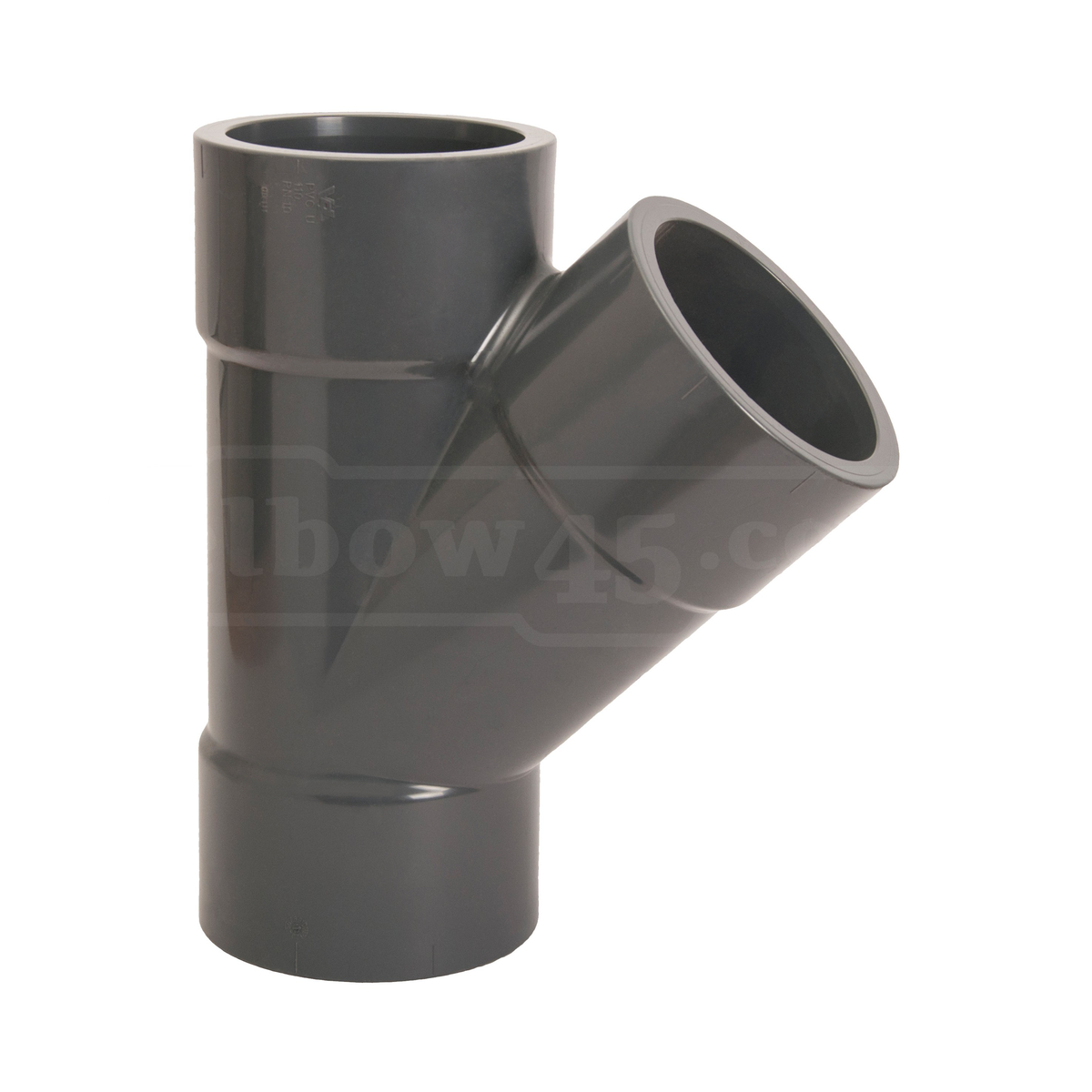 Tee 45 ° UPVC PN16 & PN10 | elbow45.com
